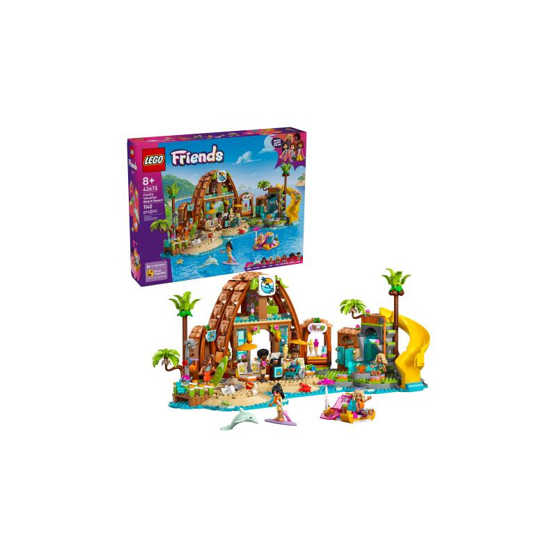 LEGO Resort de praia de férias em família 42673